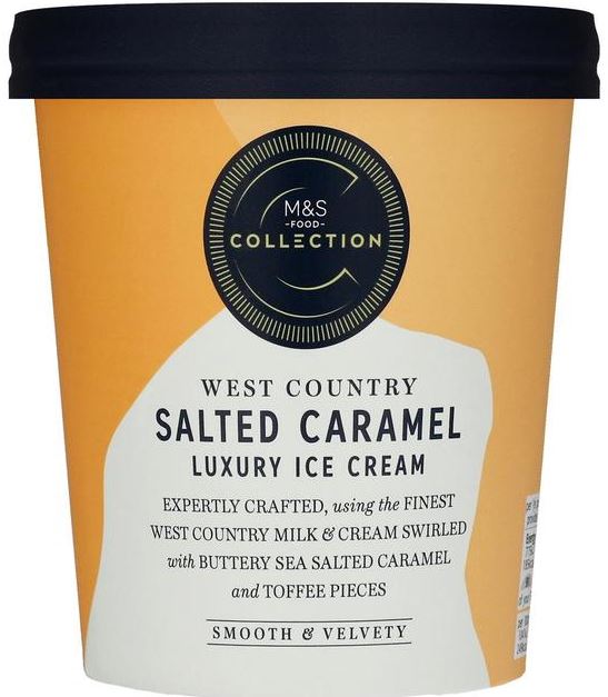 Marks&Spencer Salted Caramel Ice Cream