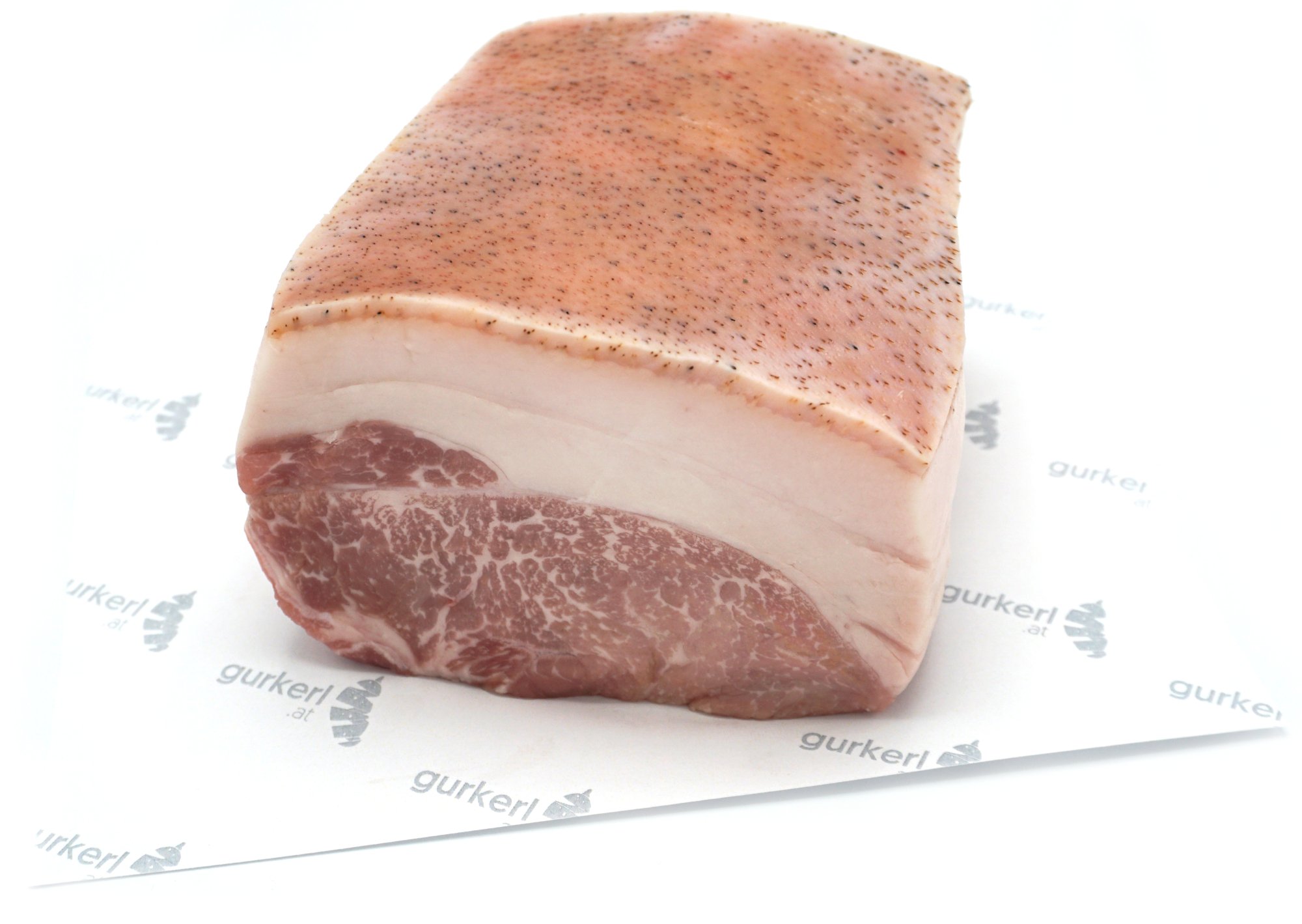 BIO Duroc Freilandschwein DRY AGED Karree mit Schwarte