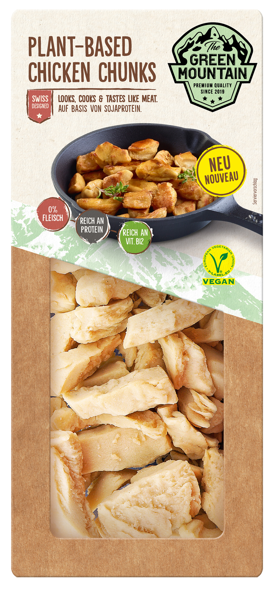 THE GREEN MOUNTAIN Plant based - Chicken Chunks