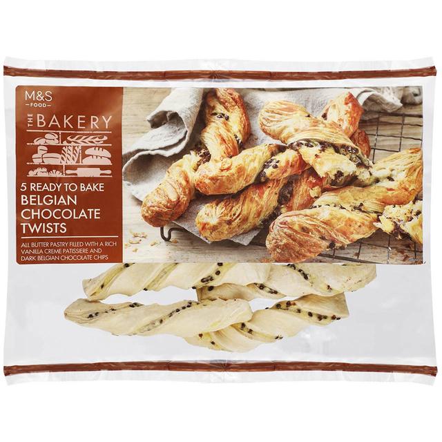 Marks&Spencer 5 Belgian Chocolate Twists