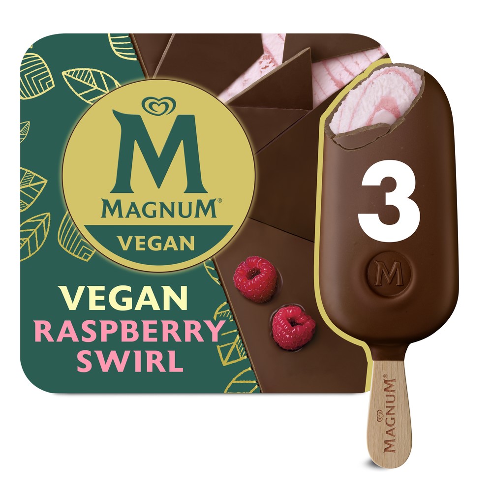 Magnum Multipack 3 x Raspberry Swirl VEGAN