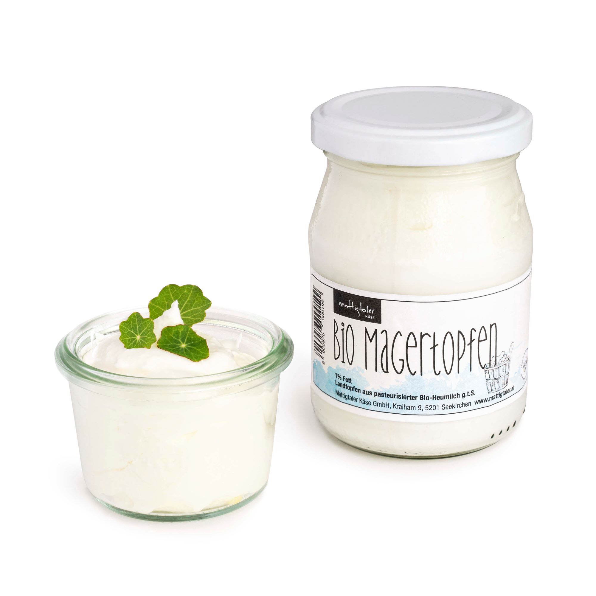 Mattigtaler BIO Magertopfen Mehrwegglas
