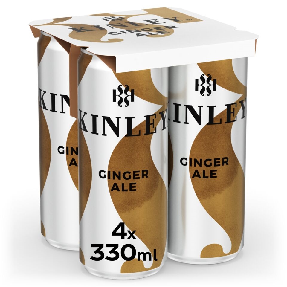 Kinley Ginger Ale 4 x 330ml Dose