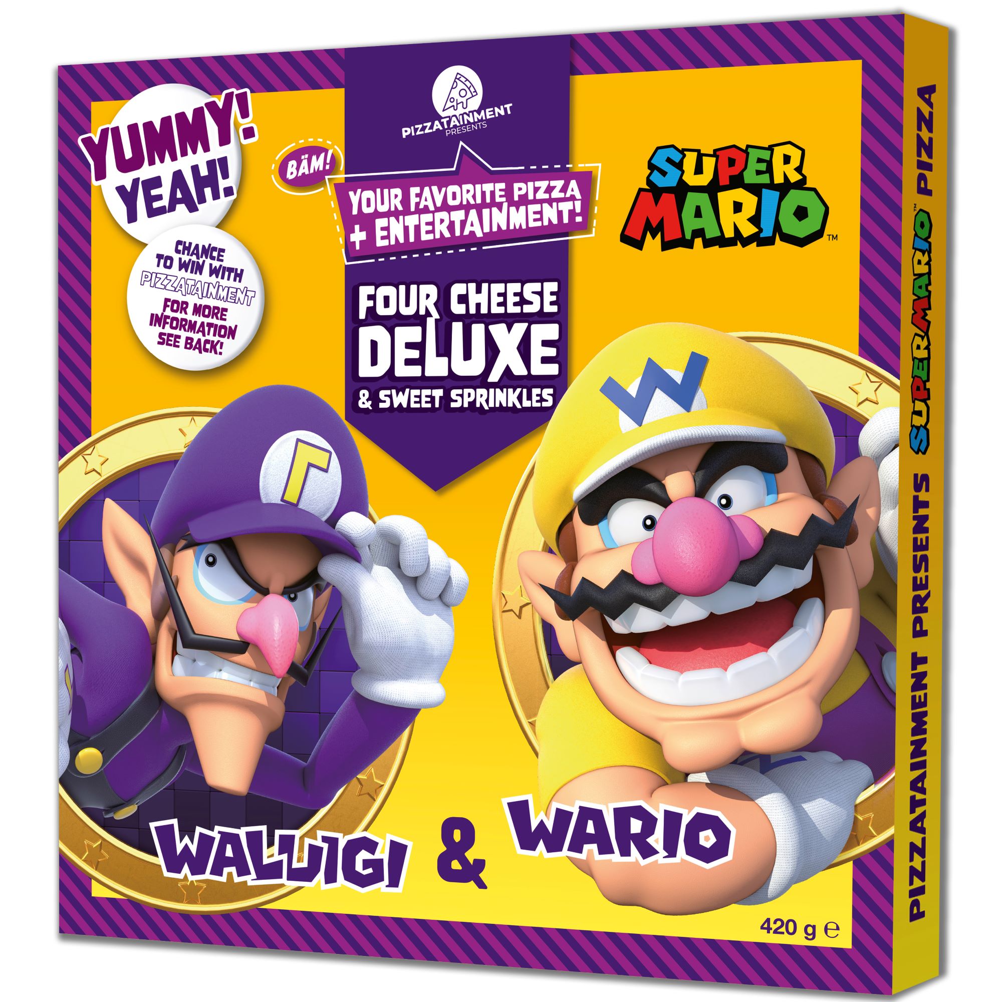 Super Mario Pizza Four Cheese Deluxe & Sweet Sprinkles
