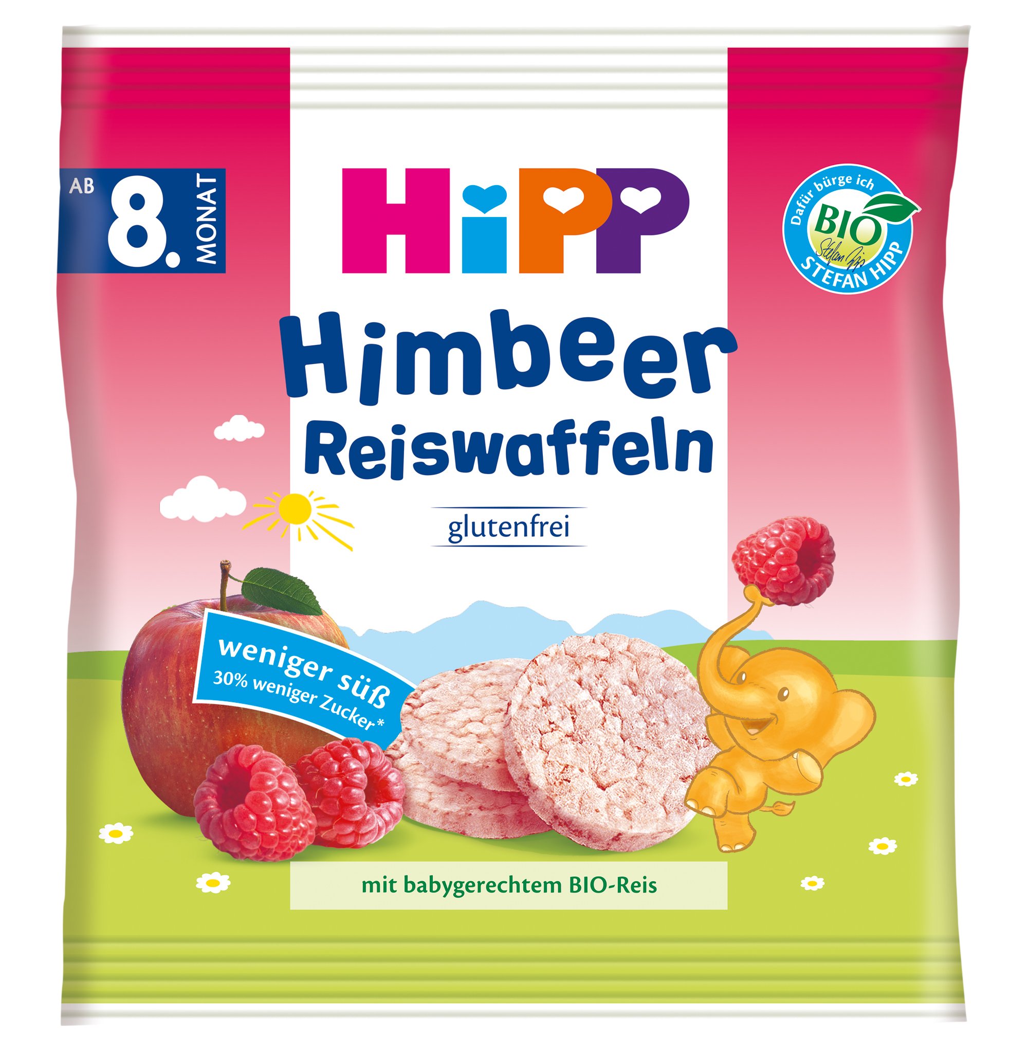 HiPP BIO Himbeer Reiswaffeln