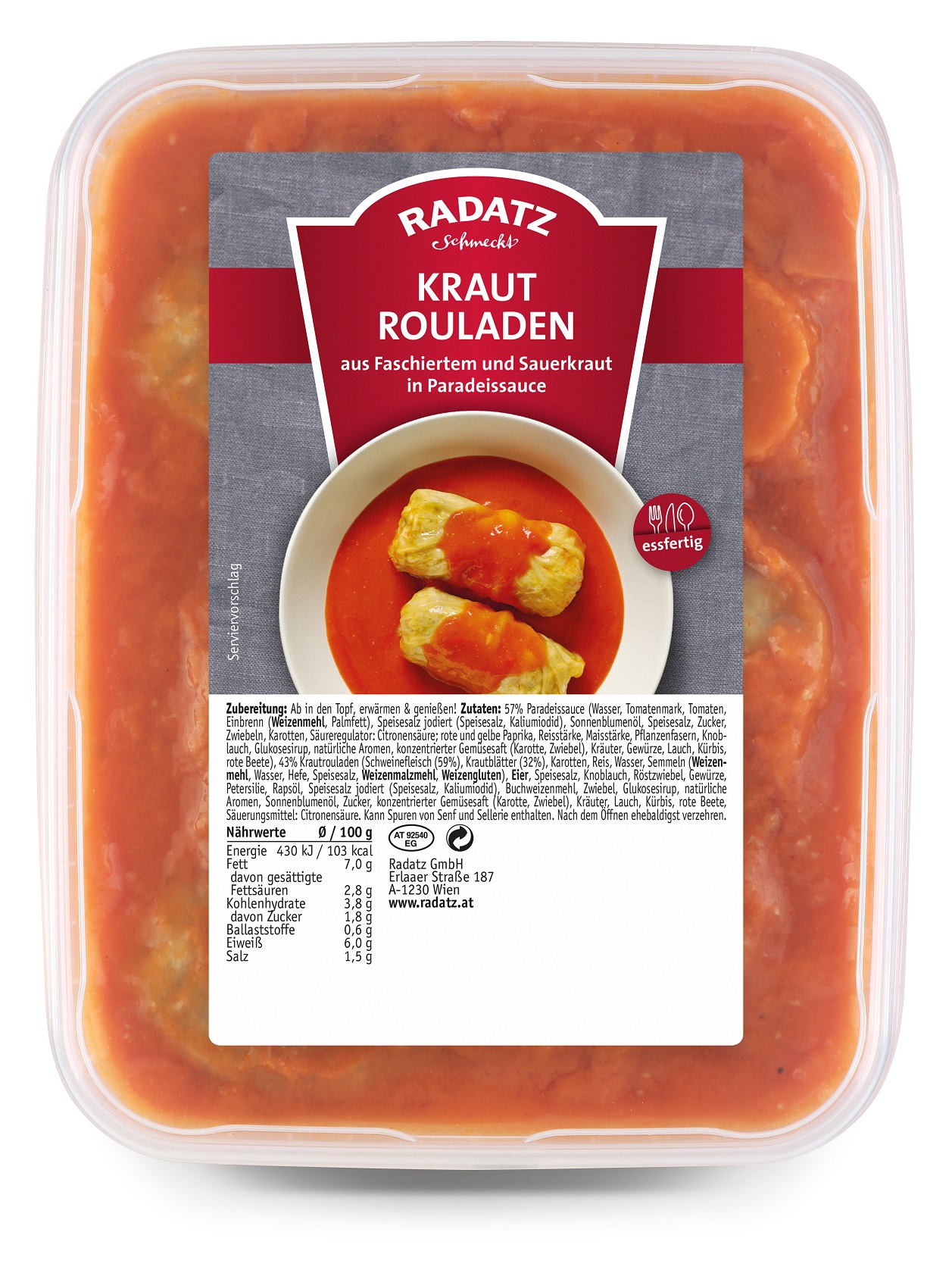 Radatz Krautrouladen