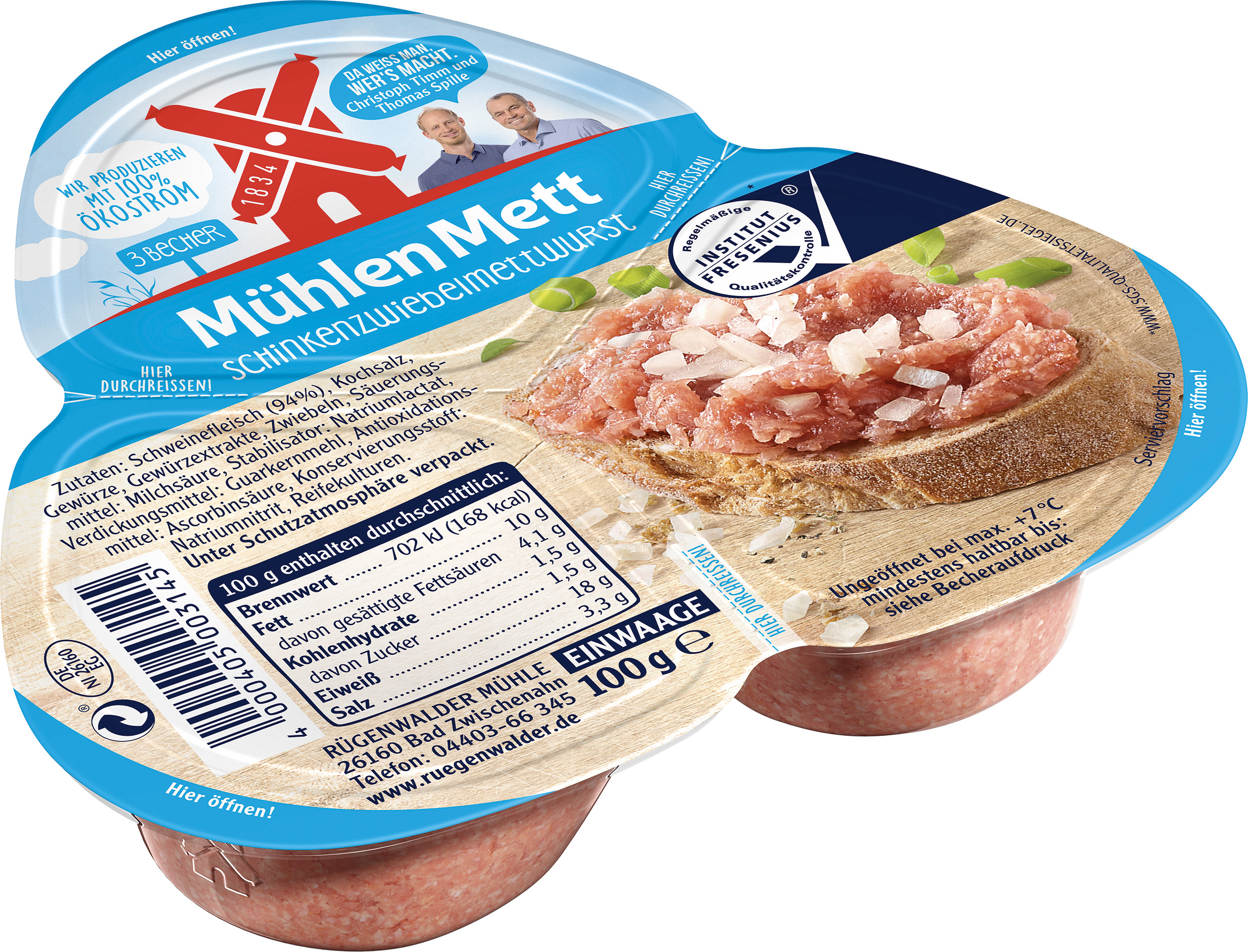 Rügenwalder Mühlen Mett Zwiebel