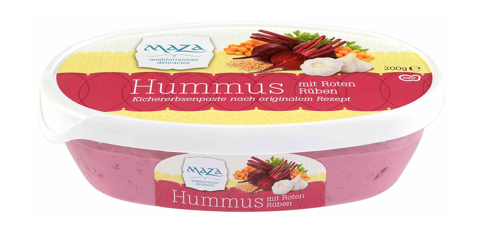 Maza Hummus Rote Beete